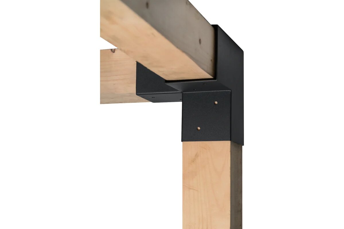 ООО СКП Коннектор для бруса 100*100, 2 мм угловой (1 шт) СТ-010Ч