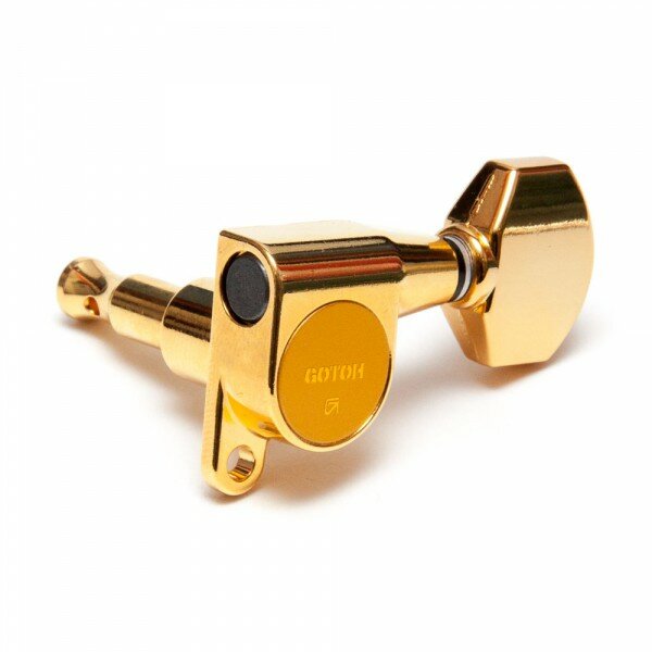 Комплект колков 7 в линию GOTOH SG360-07, левые, золото