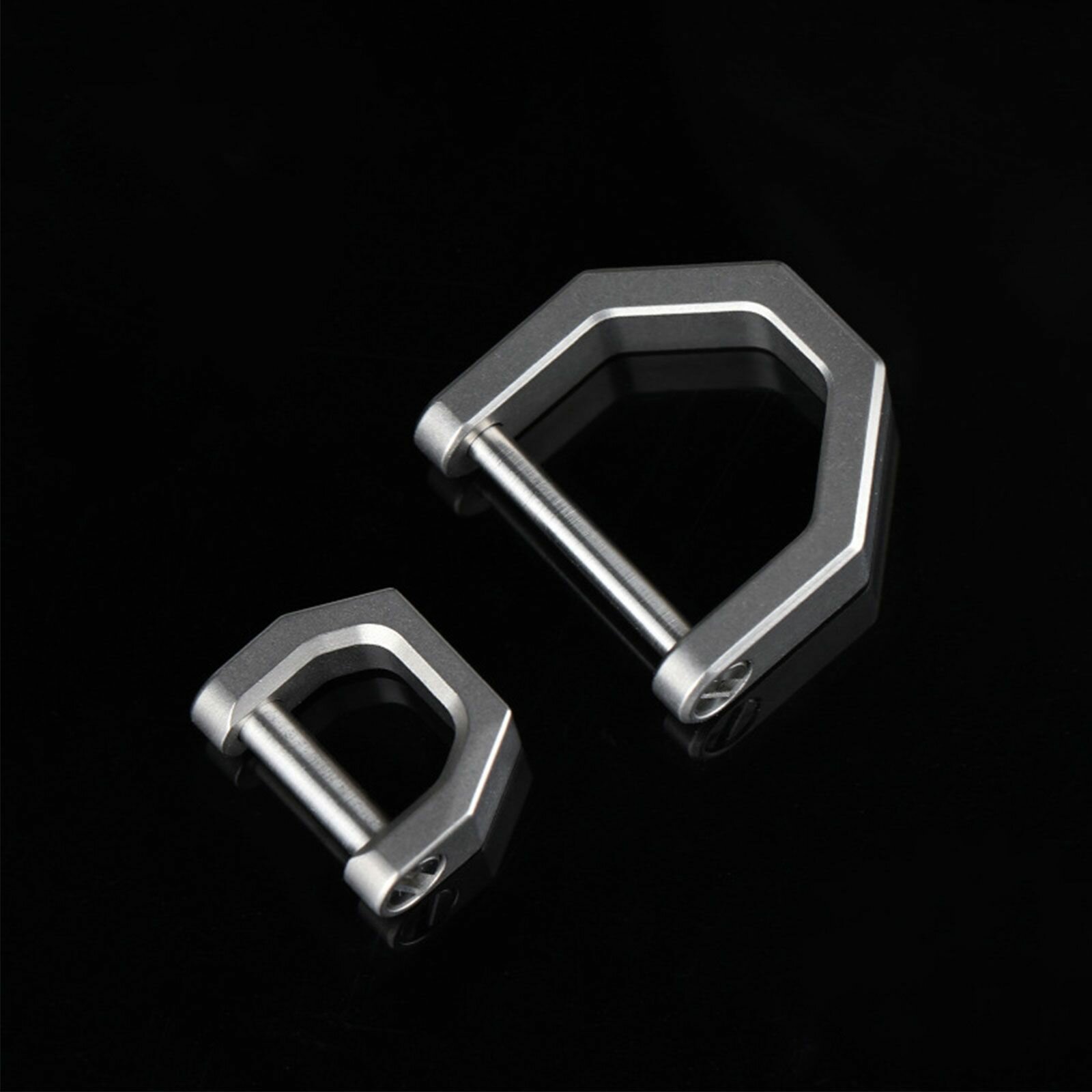 Универсальные пряжки D-образной формы для кольца из титанового сплава D-образный металлический обруч, пряжка-подкова, сделай сам, кожаные ремесленные кошельки