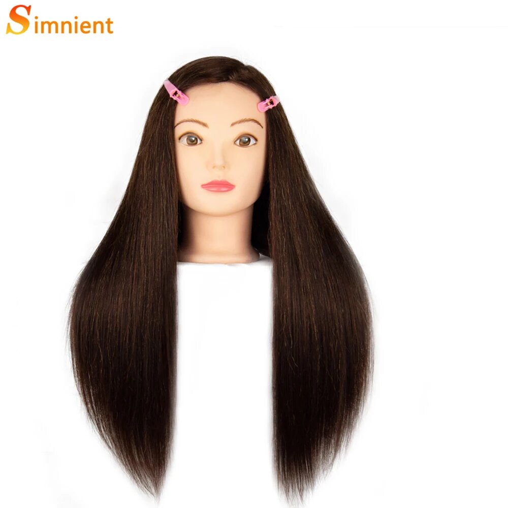 Голова-манекен Simnient Only Brown Head для парикмахеров