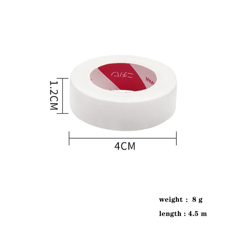 Бумажный скотч 4см x 4.5м, 1.2см, AA037-02