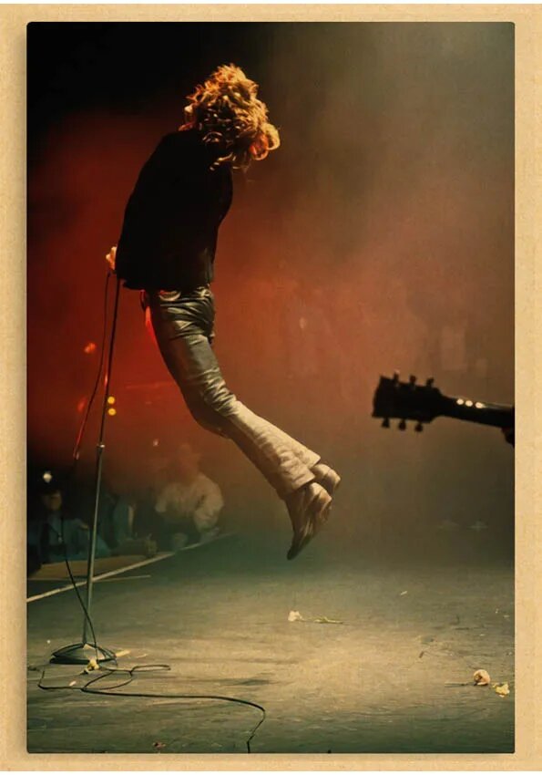 Плакат The Doors Джим Моррисон, 30x21см, Черный