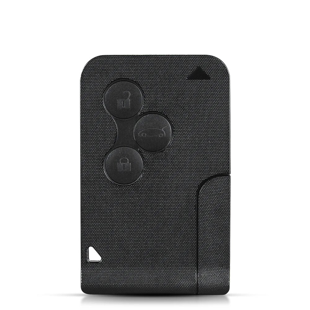 KEYYOU Сменный корпус ключа смарт-карты для Renault Clio Logan Megane 2 3 Koleos Scenic 3 кнопки чехол для дистанционного ключа маленький ключ Model 2 Key Shell