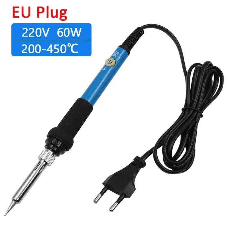 Паяльник электрический 60 Вт, 200-450°C, EU Plug