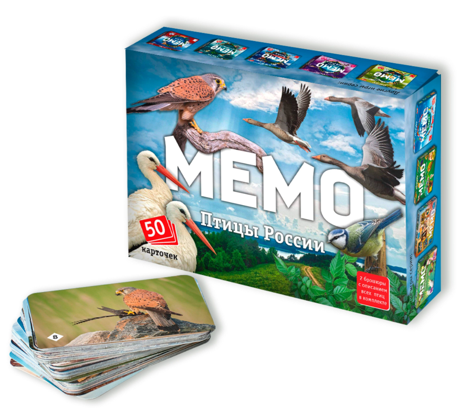 *Игр(НескучныеИгры) Мемо-игра Птицы России (8647)