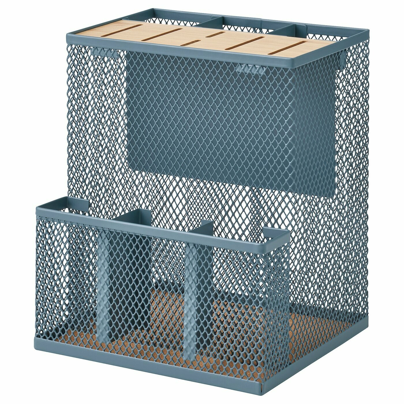 VIMPELFISK IKEA 505.826.99 Блок для ножей бамбук/серо-бирюзовый