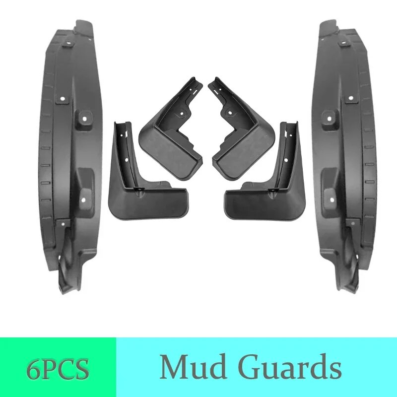 Автомобильное брызговик для Dongfeng Mage Aeolus Haohan 2023 ~ 2027, пылезащитное левое и правое колесо, брызговик на крыло, автомобильные аксессуары 6PCS