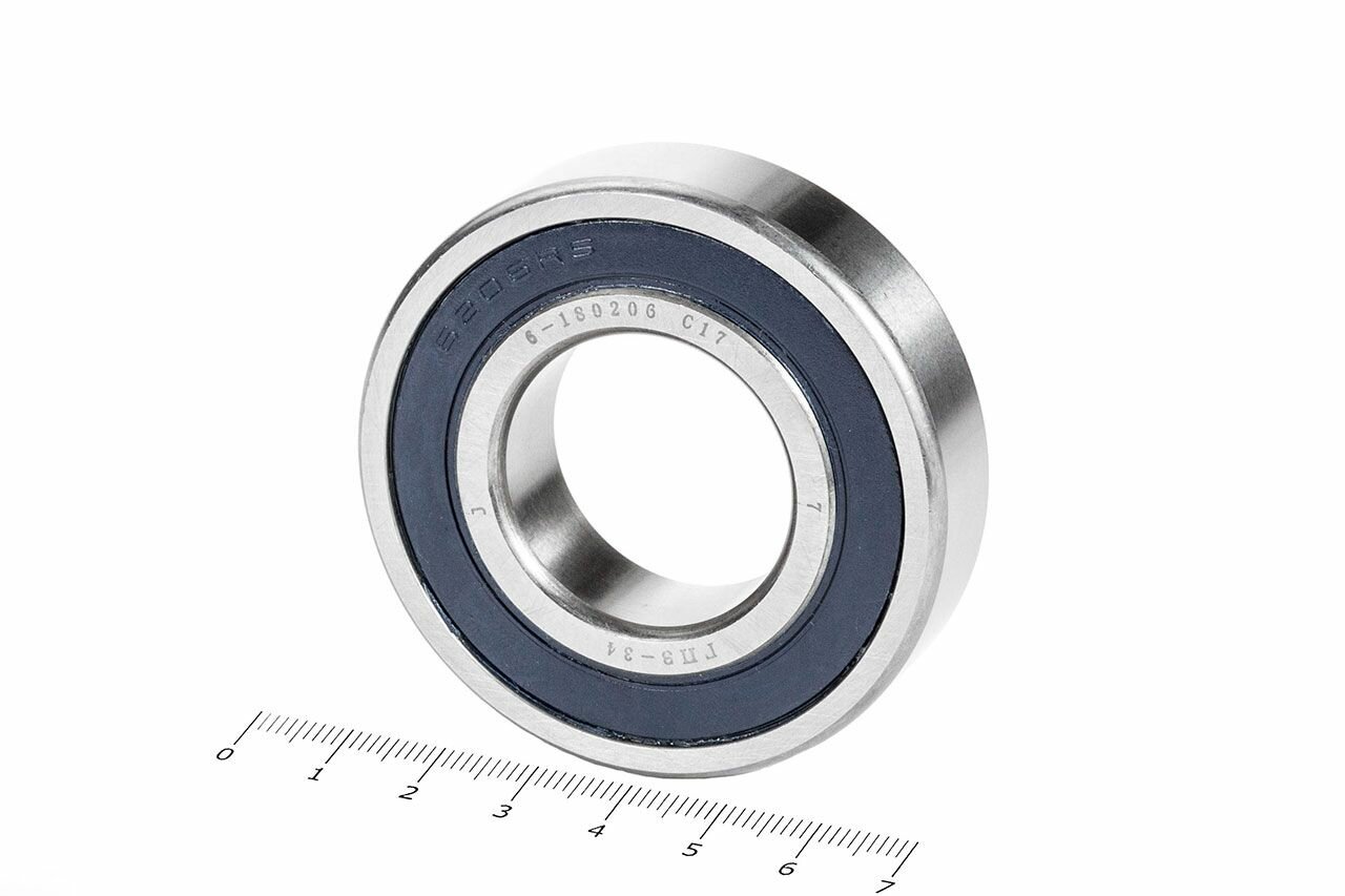 Подшипник шариковый 6206 2RS (6-180206 АС17) ГПЗ/СПЗ-4