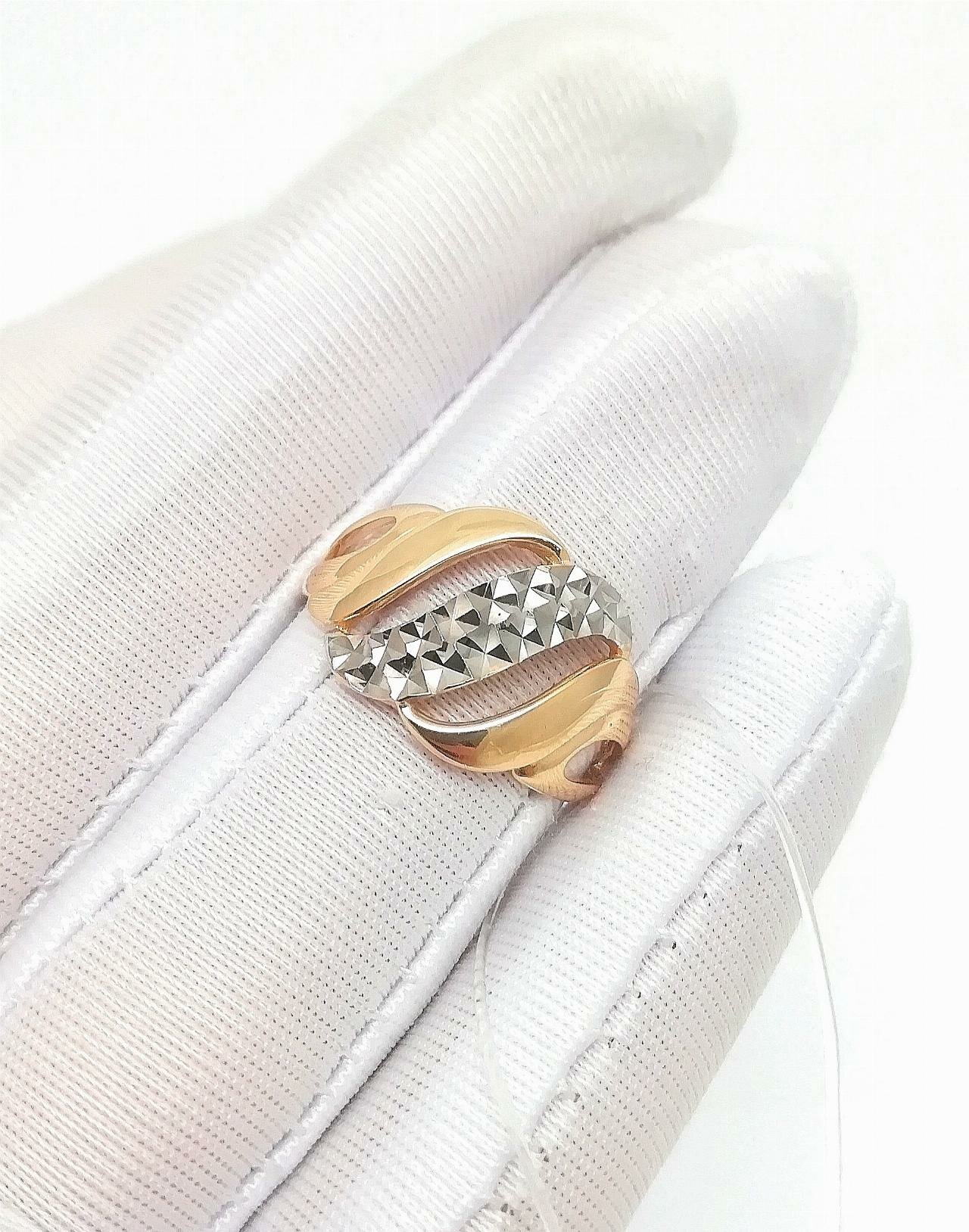 Кольцо, красное золото, 585 проба