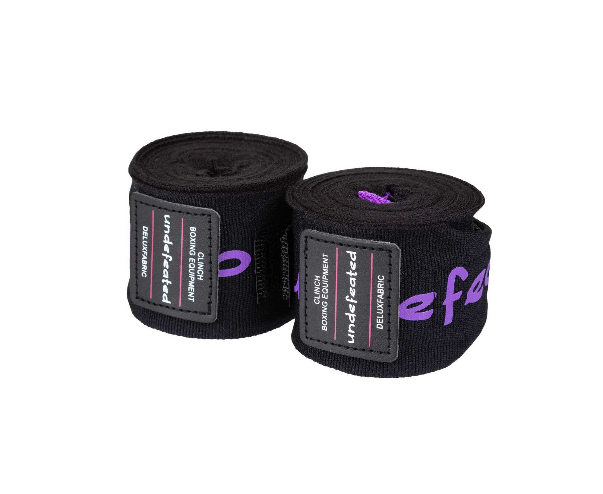 Бинты боксерские Clinch Boxing Hand Wrap Undefeated черные (длина 4.5 м)