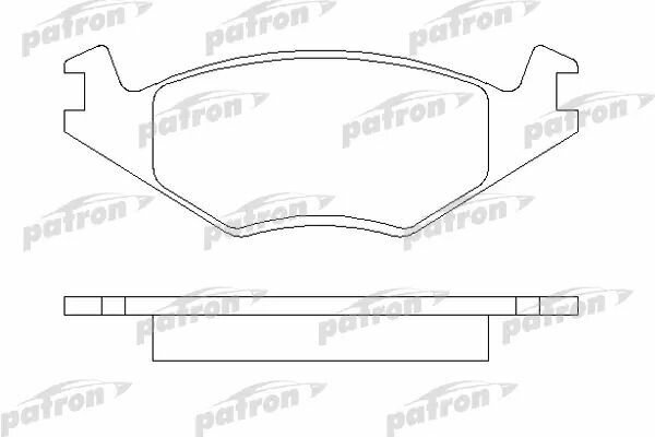 Колодки тормозные дисковые PATRON PBP385