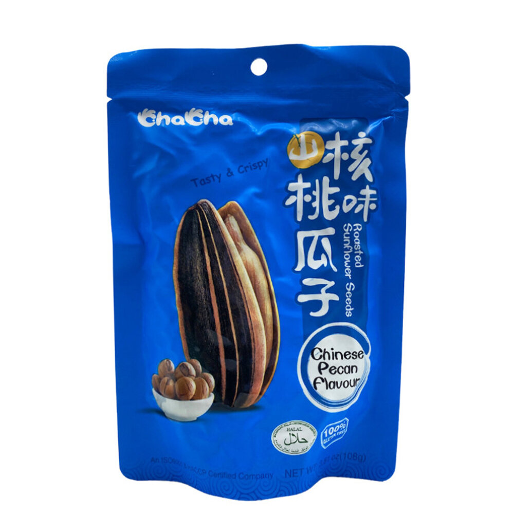 Семечки подсолнечника Chacha жареные со вкусом ореха пекан 108 г, Китай