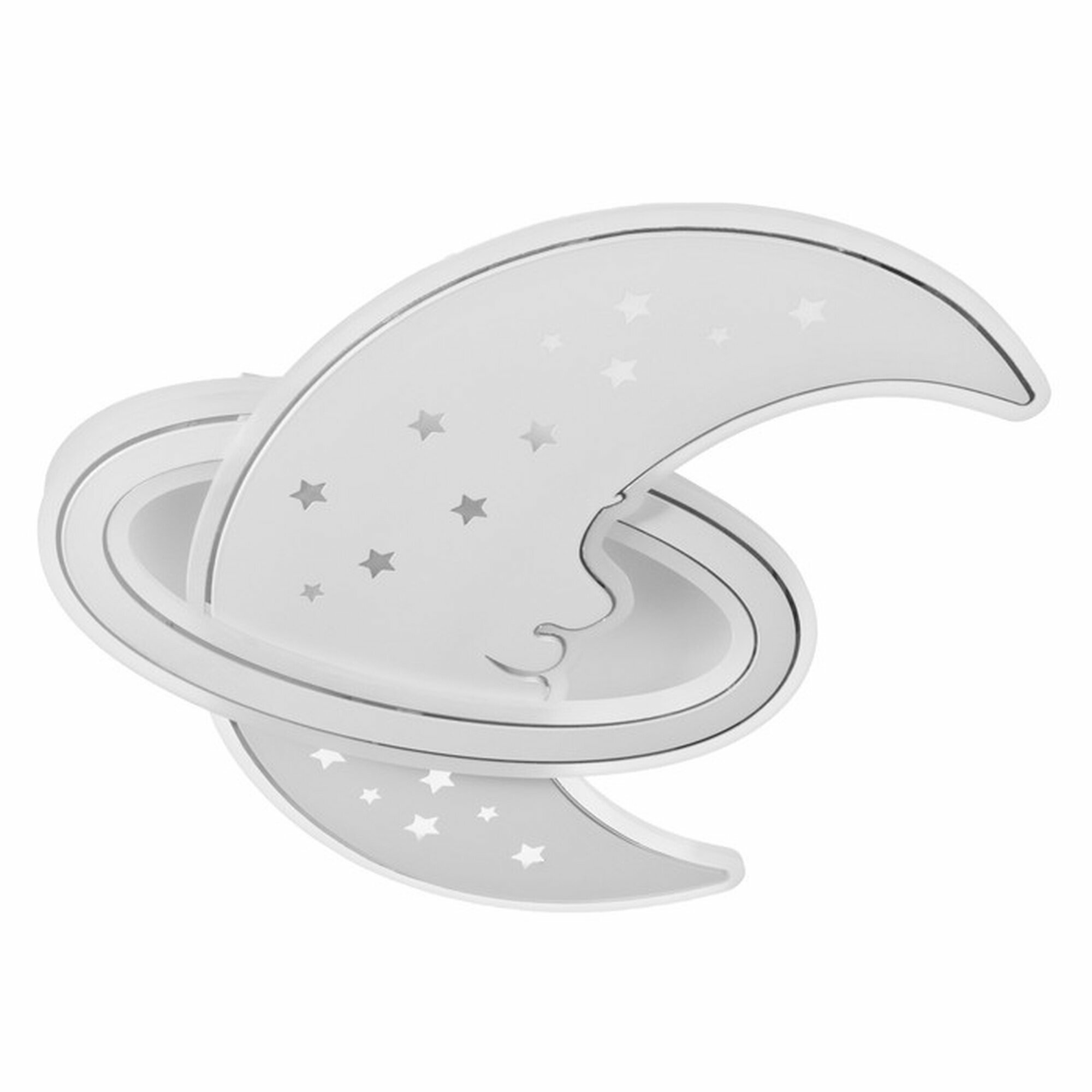 Люстра с ПДУ "Месяц" LED 145Вт 3000-6000К диммер белый 50х50х8 см BayerLux