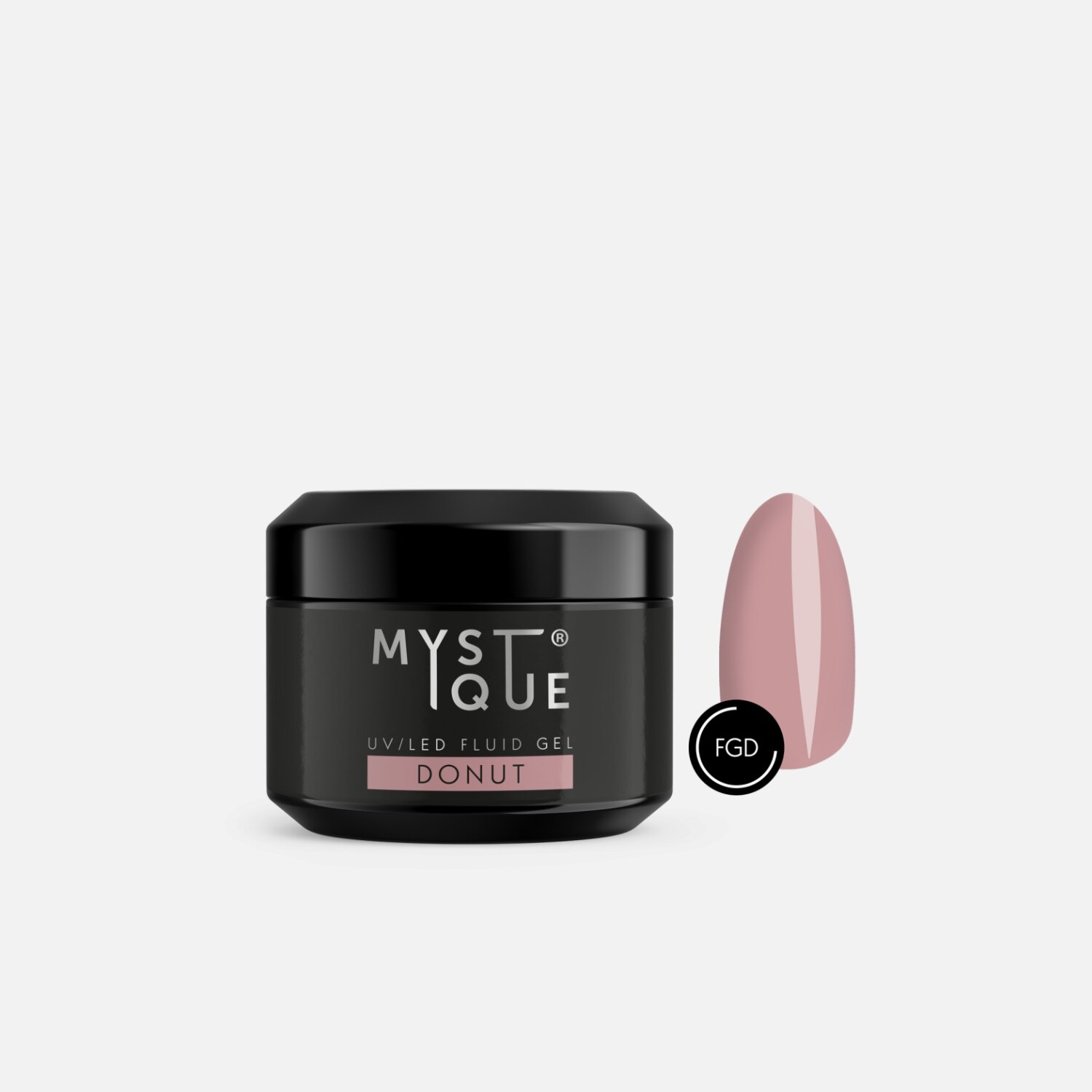 Моделирующий флюид-гель Mystique Fluid Gel Donut 13 мл темно-розовый