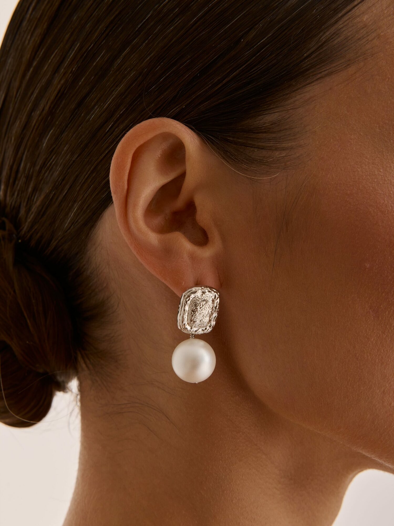 Серьги, жемчуг имитация