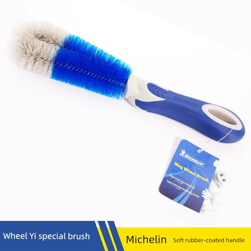 Щетка для колесных дисков Michelin, мягкие нейлоновые щетинки, инструмент для тюнинга автомобиля