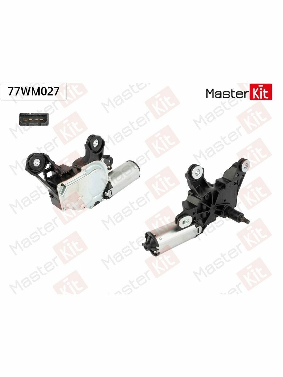 Мотор стеклоочистителя для а/м SKODA Octavia / Шкода Октавия, MASTERKIT 77WM027