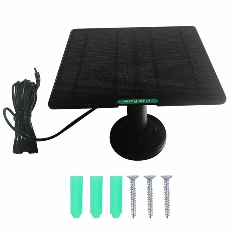 Солнечная зарядная плата 5W 5V ETFE DC3.5-черный