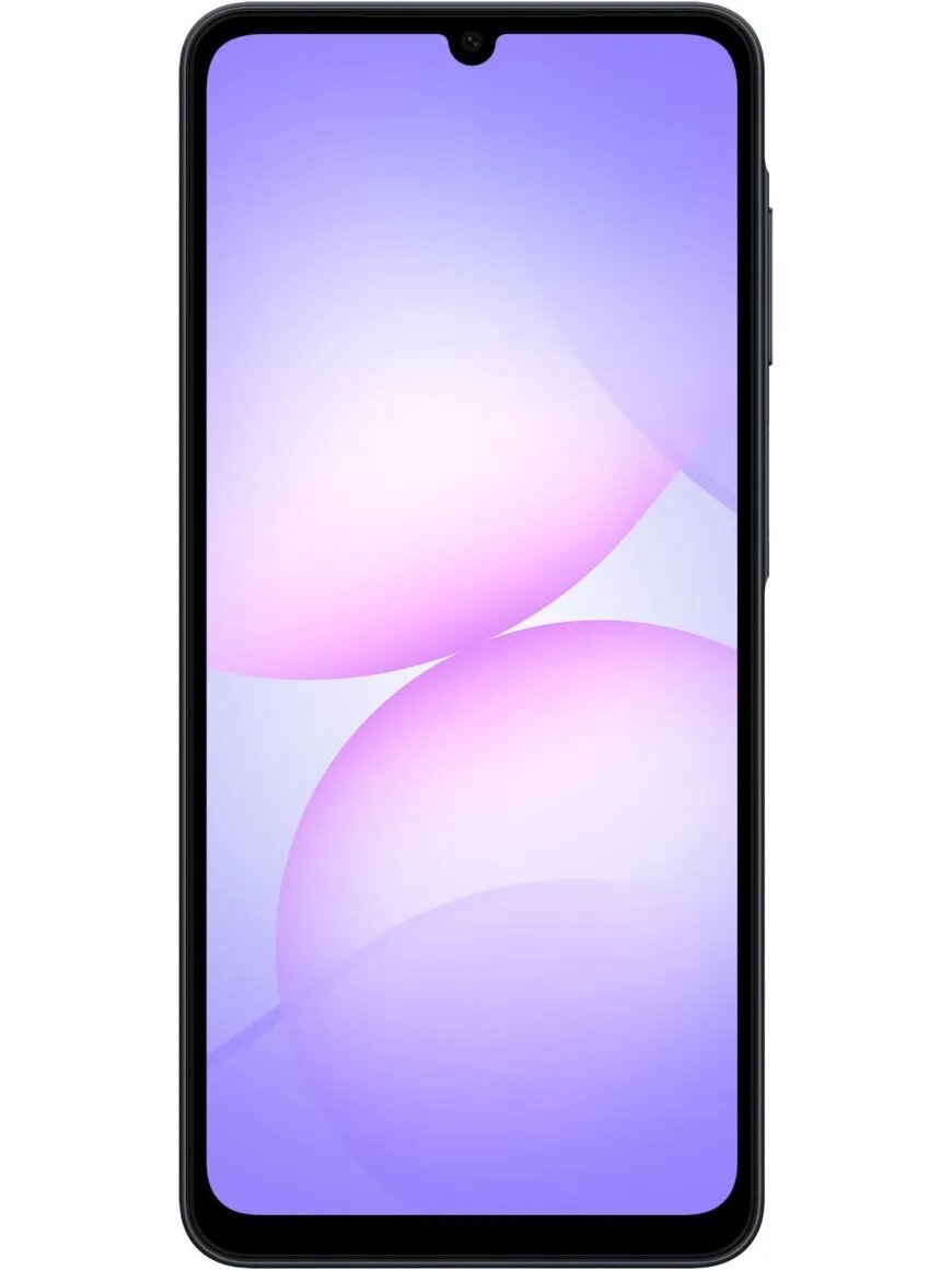 Смартфон Samsung Galaxy A07 4/64GB, экран 6.7, 1600 x 720, камера 50+2МП, Черный