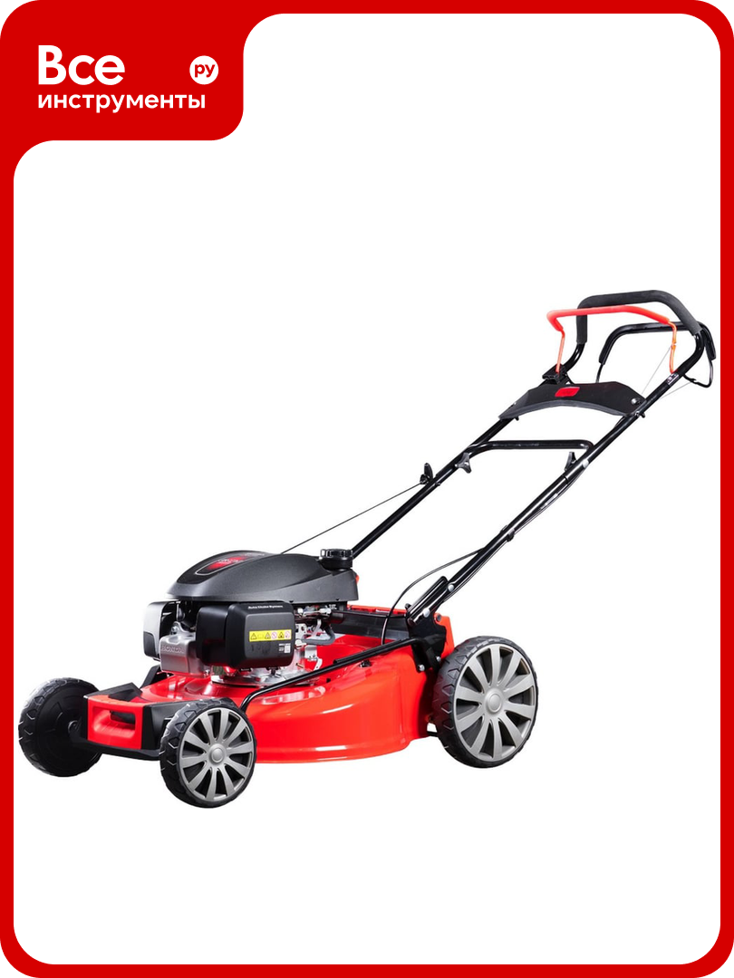 Самоходная бензиновая газонокосилка FUBAG Honda FPL 56 SMH с двигателем 46297, 60 мм, для ухода за большими