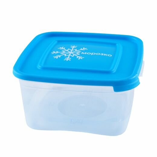 Полимербыт Набор квадратных контейнеров для замораживания, Морозко, 3шт, 1000 мл, 1 уп