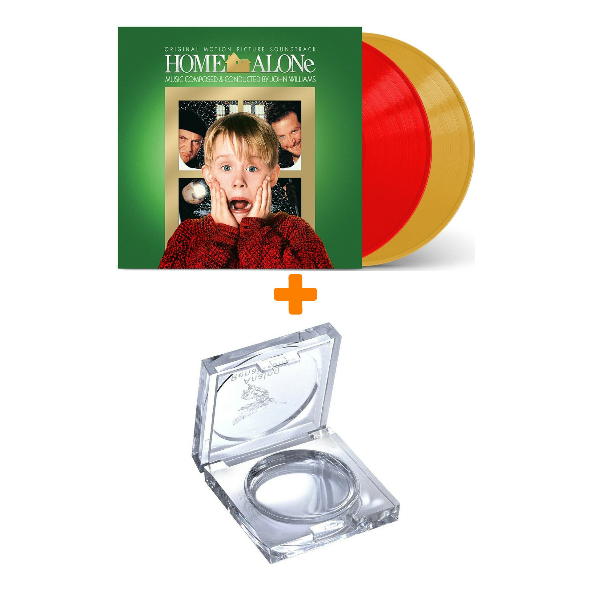 OST Home Alone Red & Gold Vinyl 2LP + Гелевая подушка для очистки иглы Gel Pad
