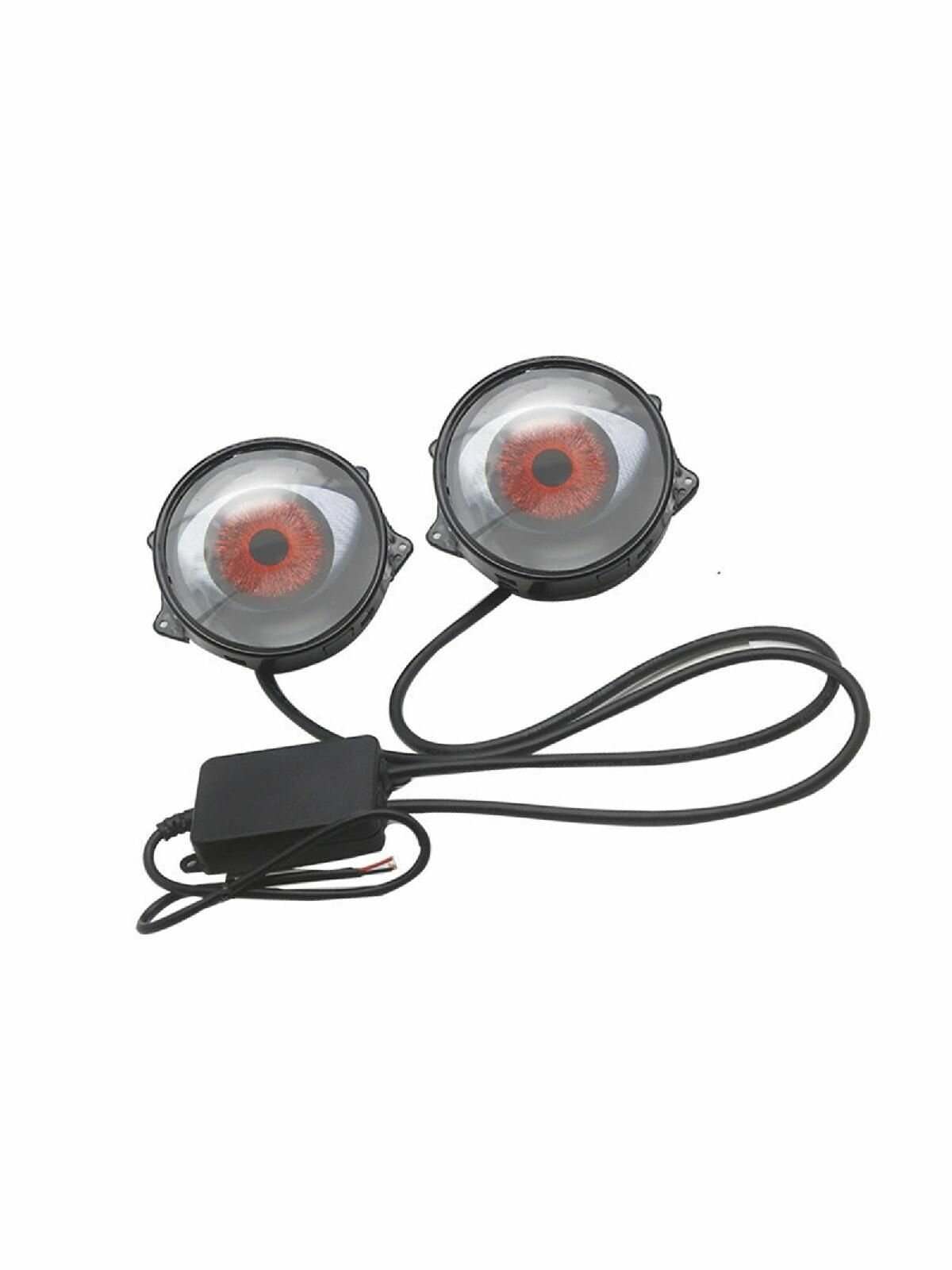 Лампаавтомобильная, Дьявольский глаз света светодиодная динамическая автомобильная линзовая фара одна на двоих
