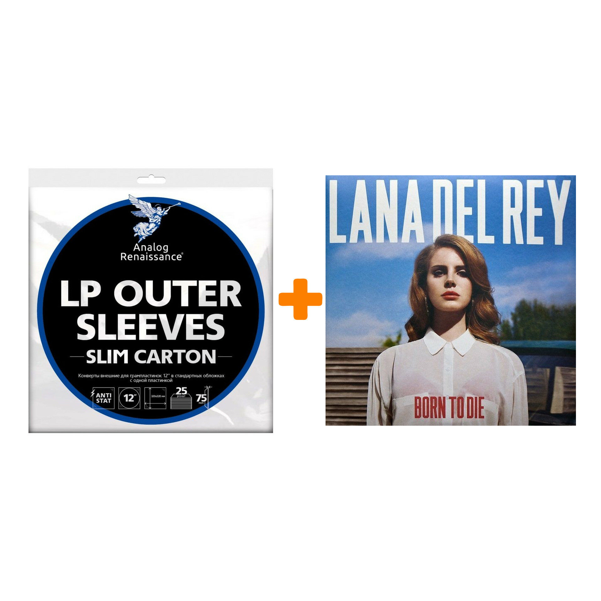 Del Rey Lana Born To Die 2LP + Конверт внешний 12" Slim Carton 25шт