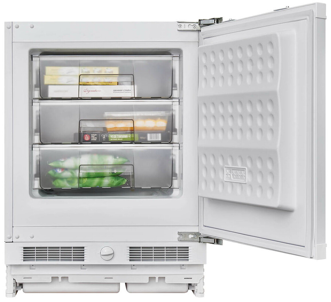 Морозильная камера SCANDILUX FSBI90, встраиваемая, 95 л, ручная разморозка