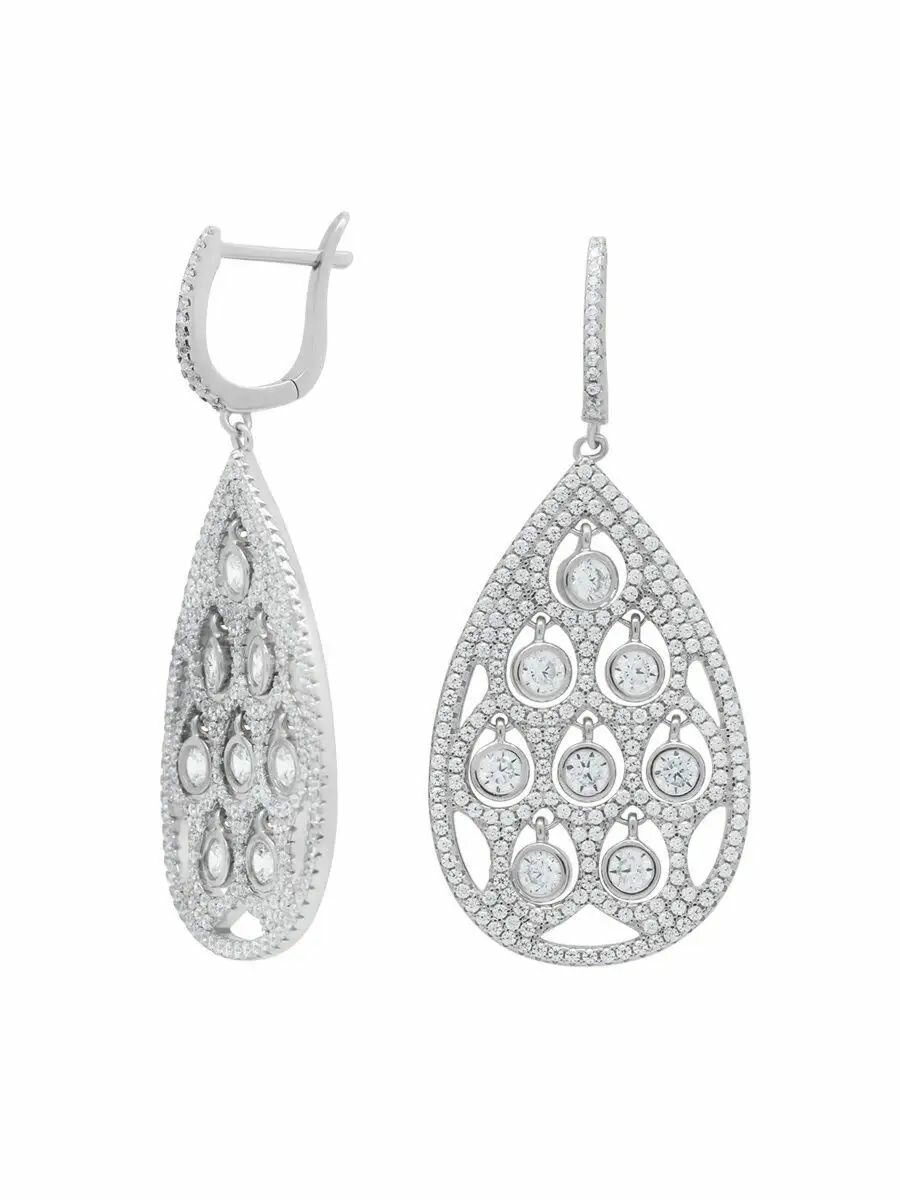 Серьги, серебро, 925 проба