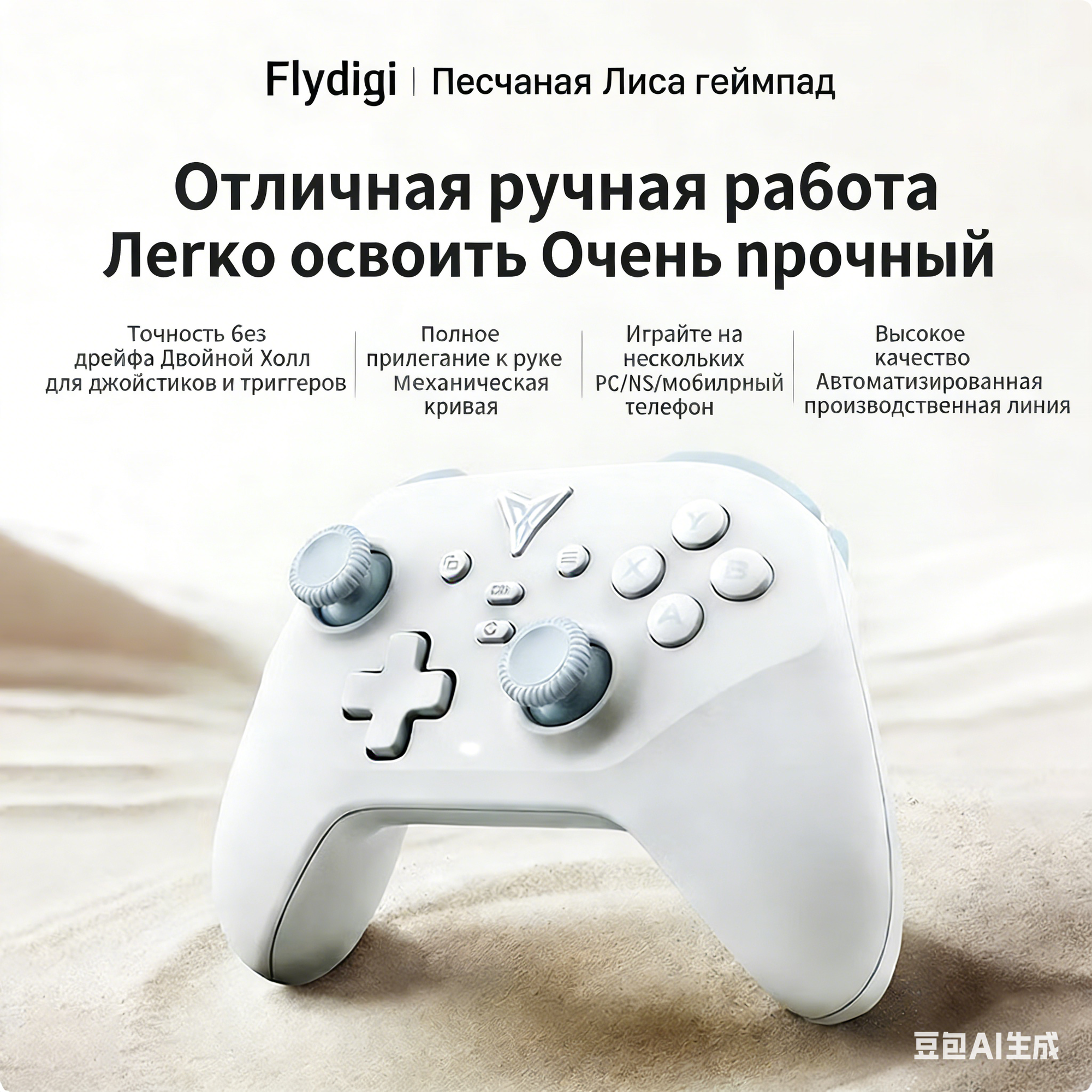 Flydigi Dune Fox - беспроводной геймпад для ПК, Телефона, Nintendo, Steam Deck