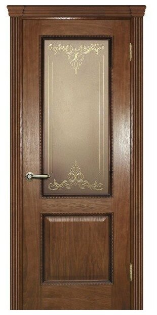 Фрейм 02 Дуб, багет тиснение патина шоколад, ст. витраж контурный золотой бронза Текона