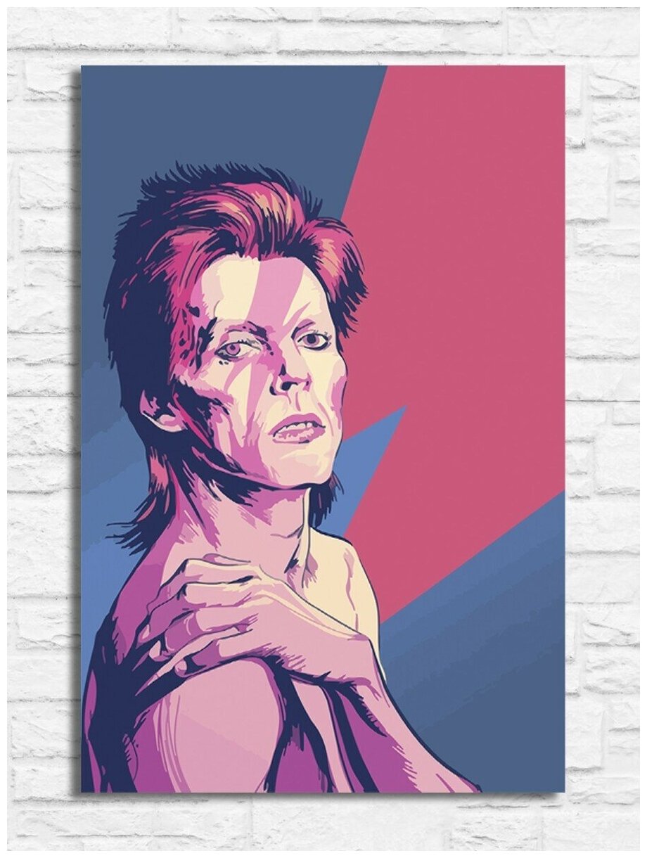 Картина по номерам на холсте Музыка Dawid Bowie Дэвид Боуи - 6377 В 20x30