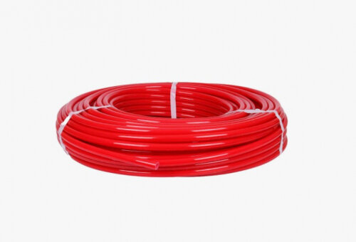 Труба Rommer 20х2,0 (бухта 100 метров) PE-Xa с кислородным слоем, красная RPX-0002-002020