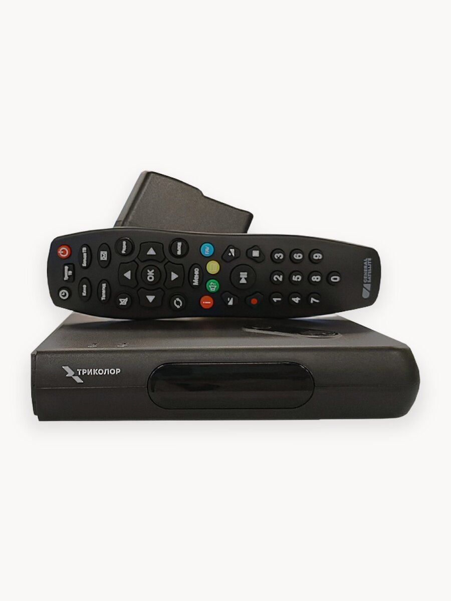 Спутниковый ресивер Триколор GS Медиахаб мини + подписка на 365 дней (Центр/Сибирь, Максимум, 3500 руб./год)
