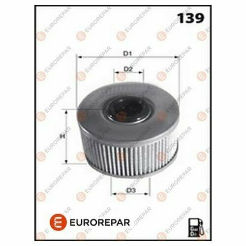 Фильтр топливный EUROREPAR 1643630480 для Nissan NV400 X62 X62B, NV400 C ; Renault MASTER III