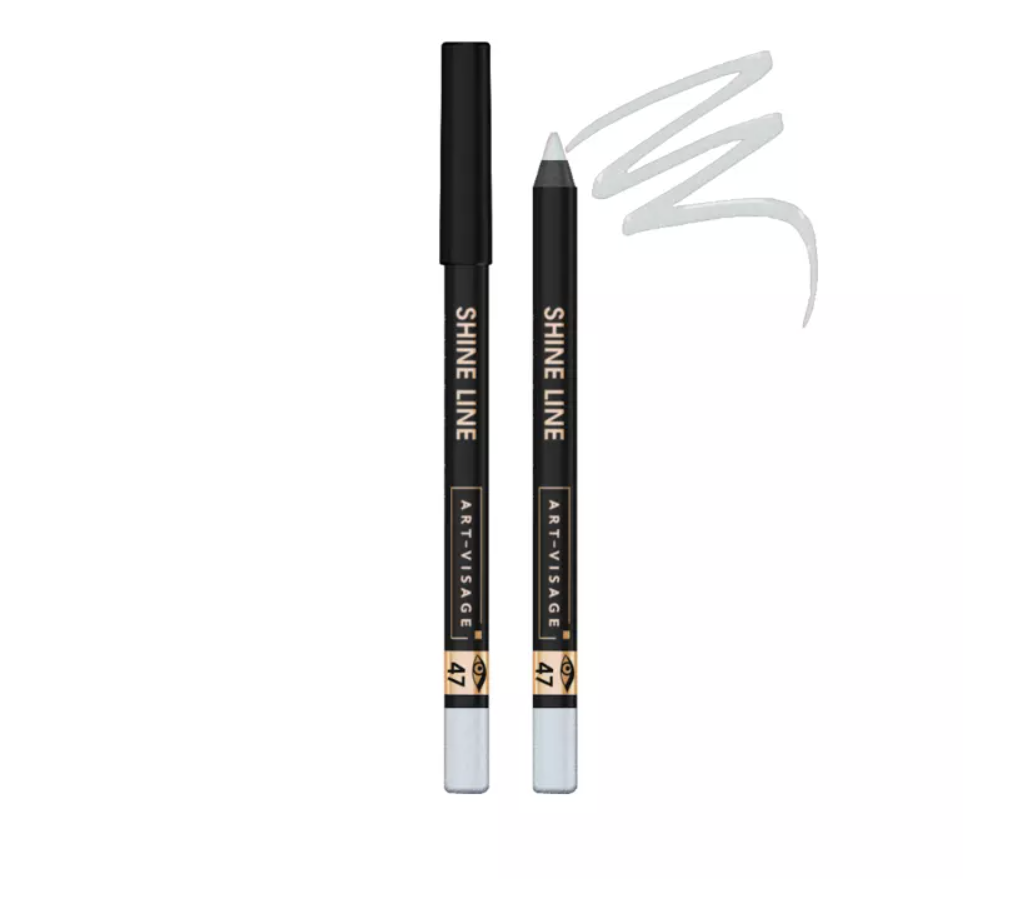 ART-VISAGE Устойчивый водостойкий карандаш для глаз "SHINE LINE" тон 47