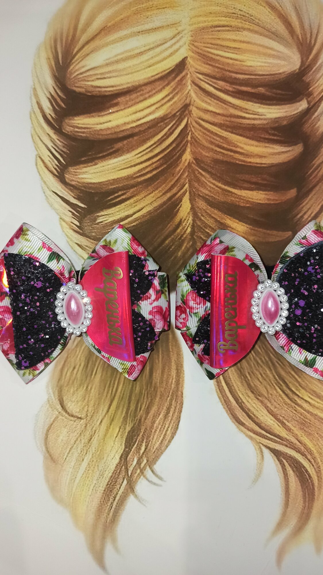 Бантики для Вареньки 2 шт на резинках