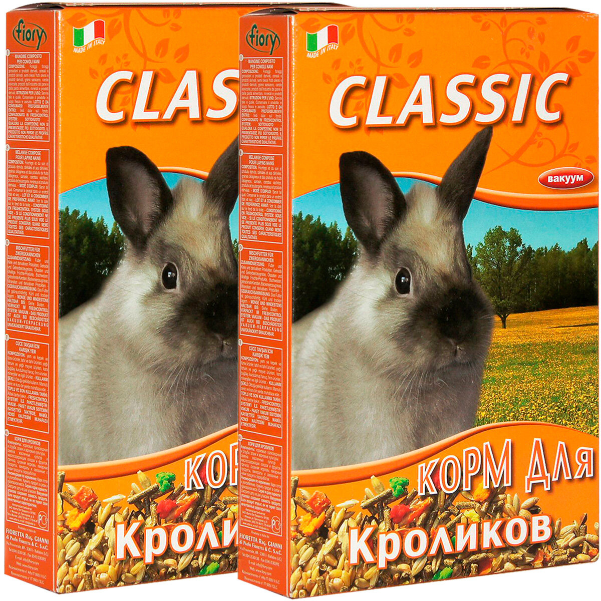 FIORY CLASSIC корм для кроликов (770 гр х 2 шт)