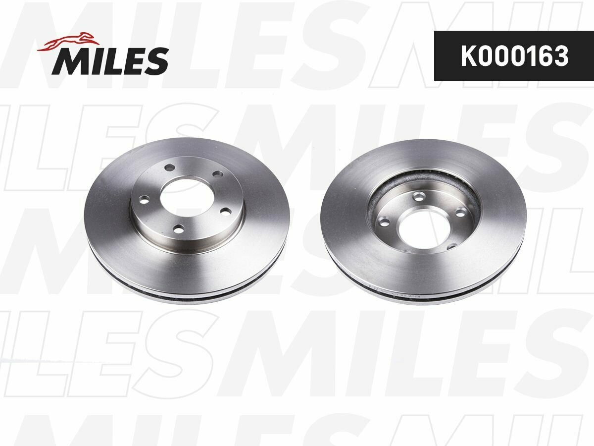 Диск тормозной передний MILES K000163 для а/м Mazda 3 BK-BL, Mazda 5 CW, 276x25 мм