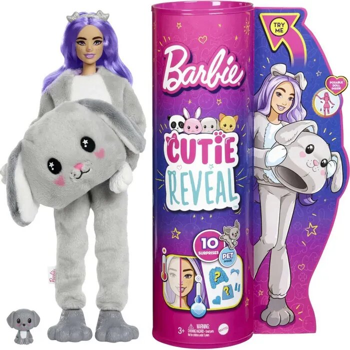 Кукла Barbie Cutie Reveal Милашка-проявляшка Щенок HHG21 YZ