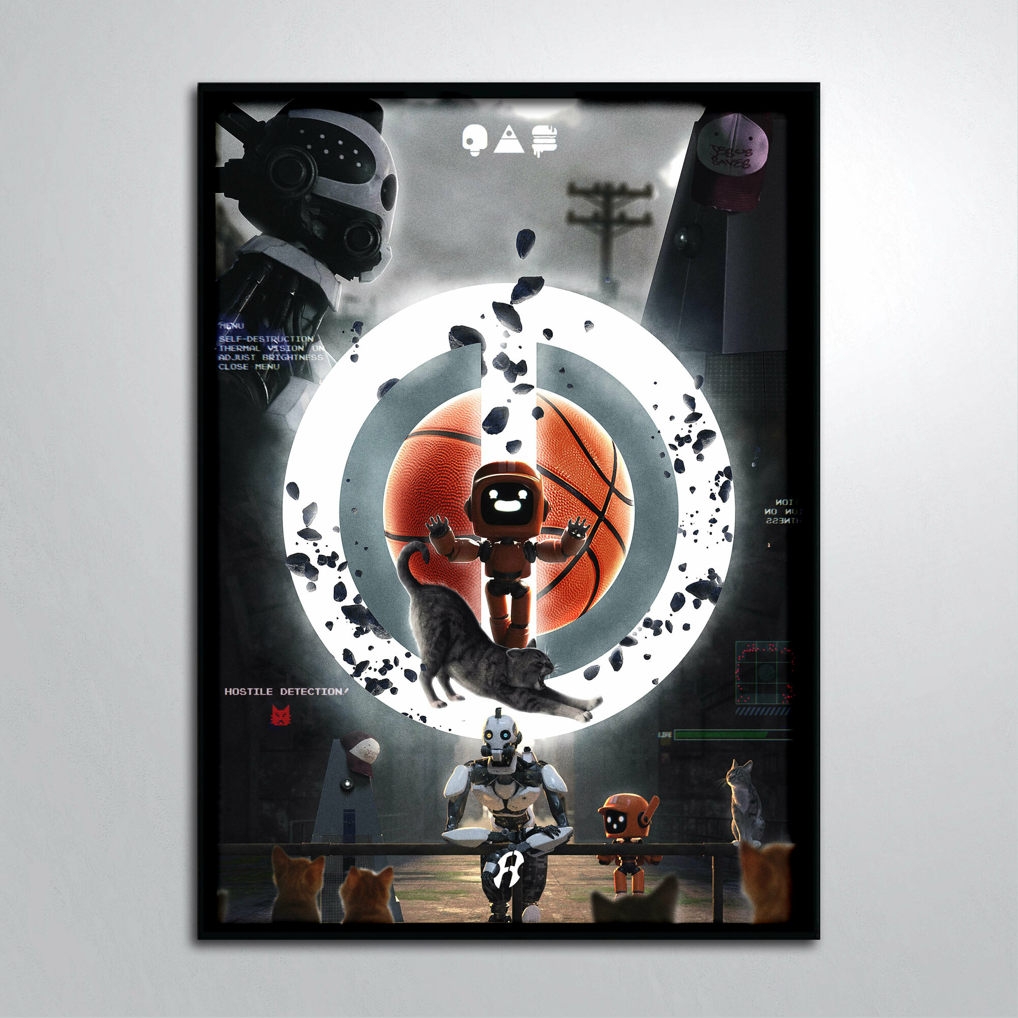 Постер в раме/Любовь. Смерть. Роботы Баскетбол Love, Death & Robots