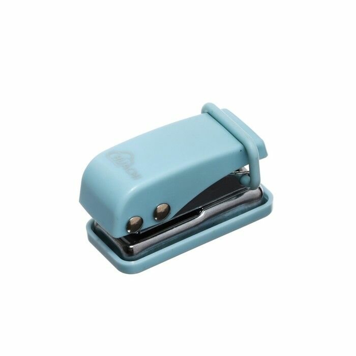 Дырокол на 1 отверстие, до 10 листов, металлический,