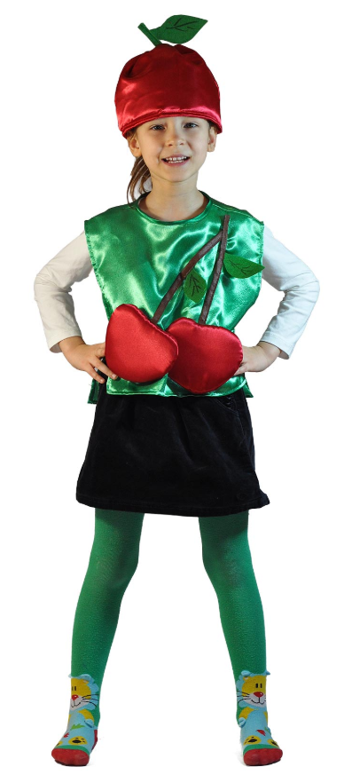 Костюм детский "Вишня", размер 98-134, полиэстер, универсальный