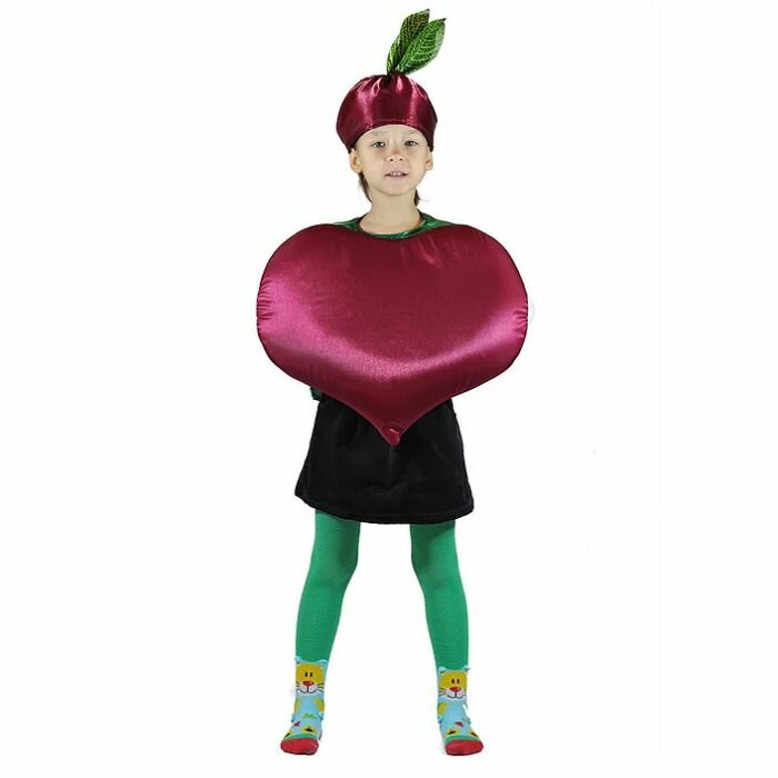 Костюм детский "Свекла" , полиэстер, для девочек, р-р 98-134