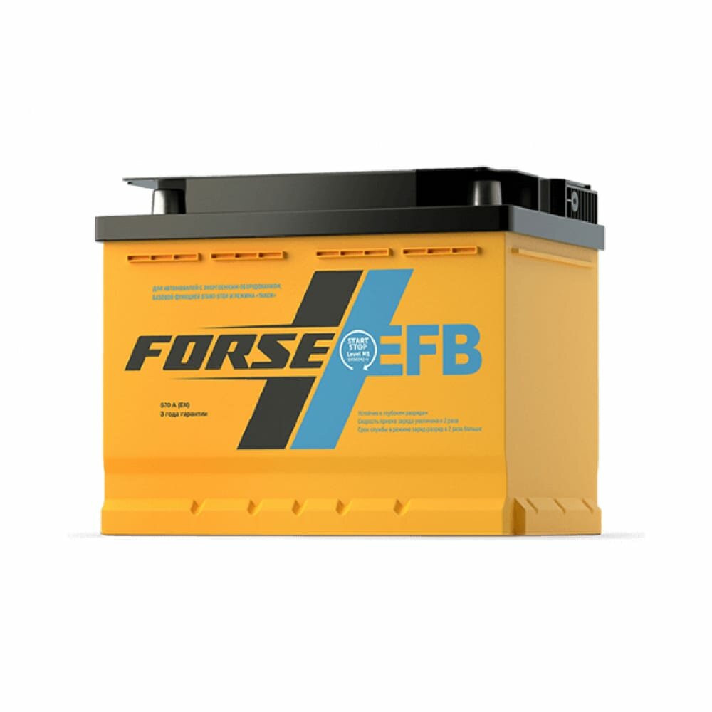 Аккумуляторная батарея FORSE EFB 6ст-74 VLR 0 LB 750A 574114051