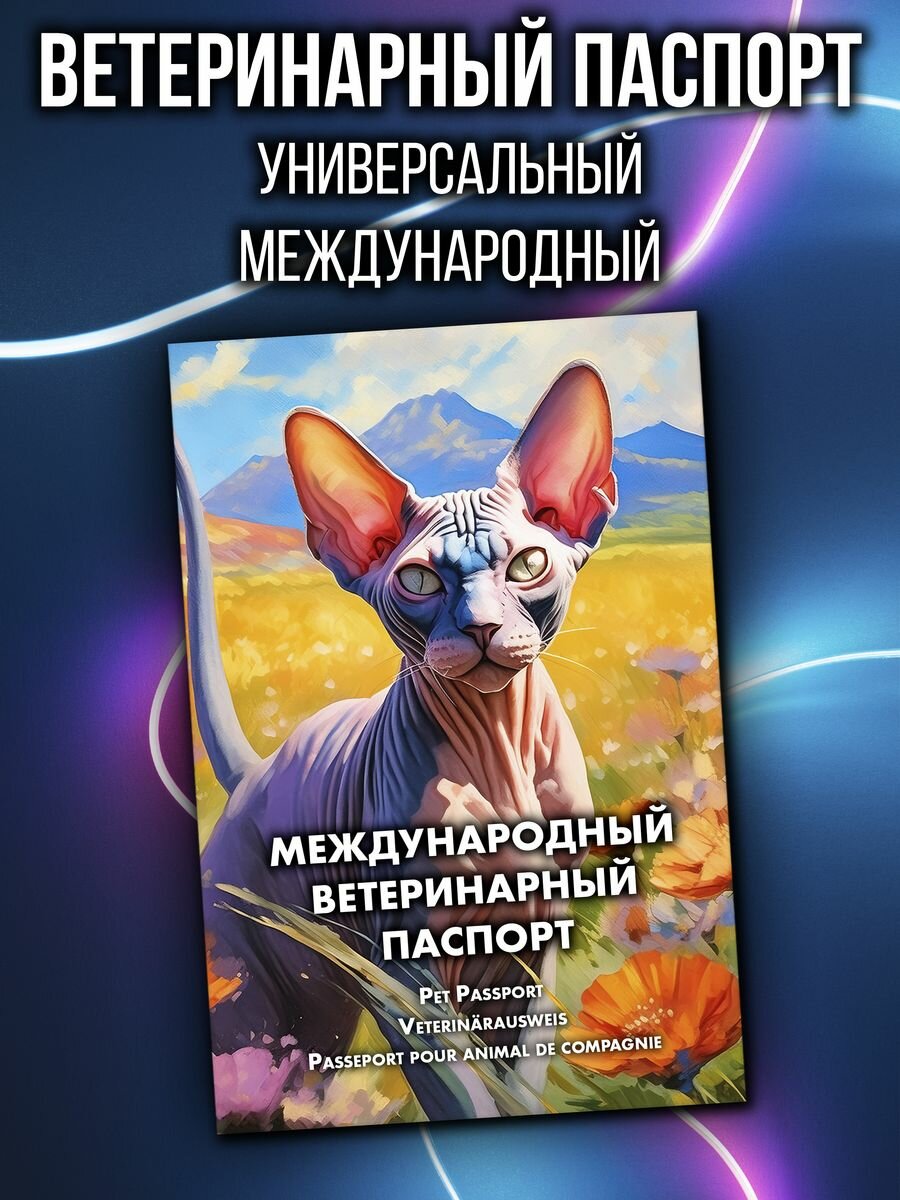 Ветеринарный паспорт для кошек сфинксов международный