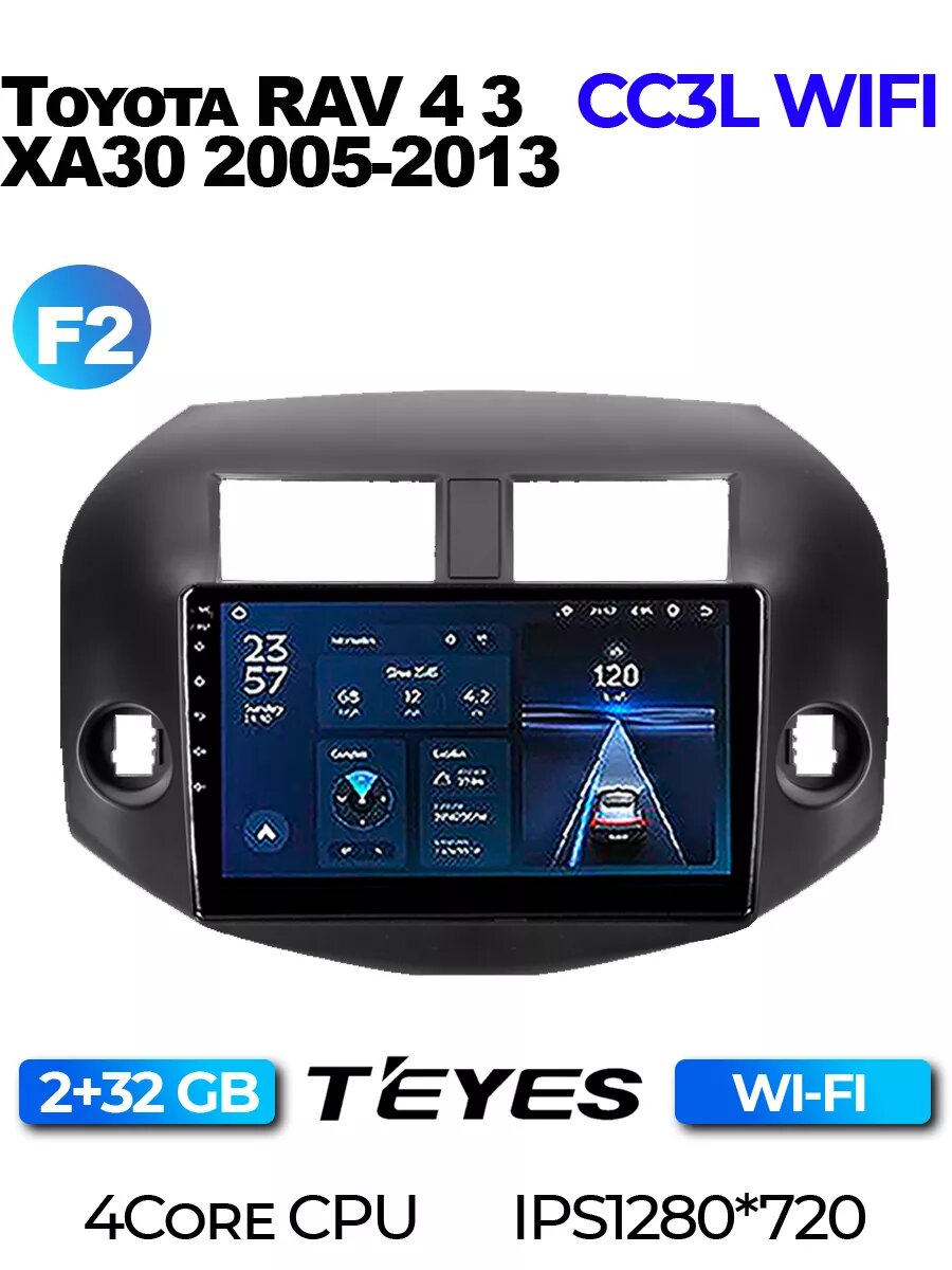 Андроид магнитола Teyes CC3L WIFI Toyota RAV 4 3 2+32