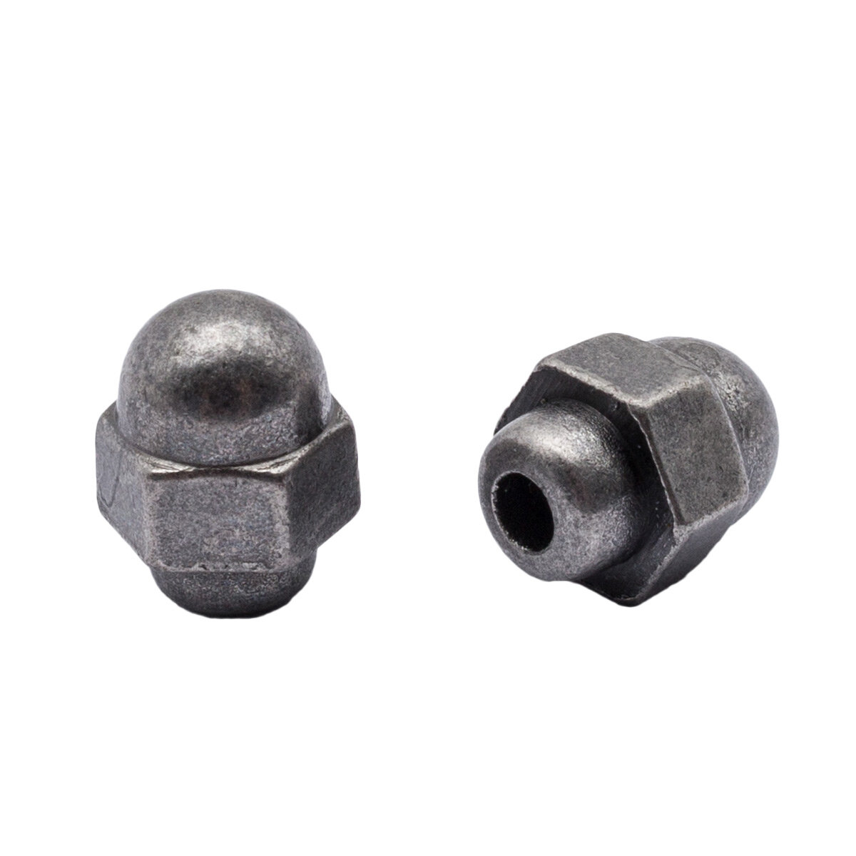 Хольнитены односторонние джинсовые 8 мм 'Болтик', BIG, 54403, без гвоздика, металл (темное серебро), 20 шт