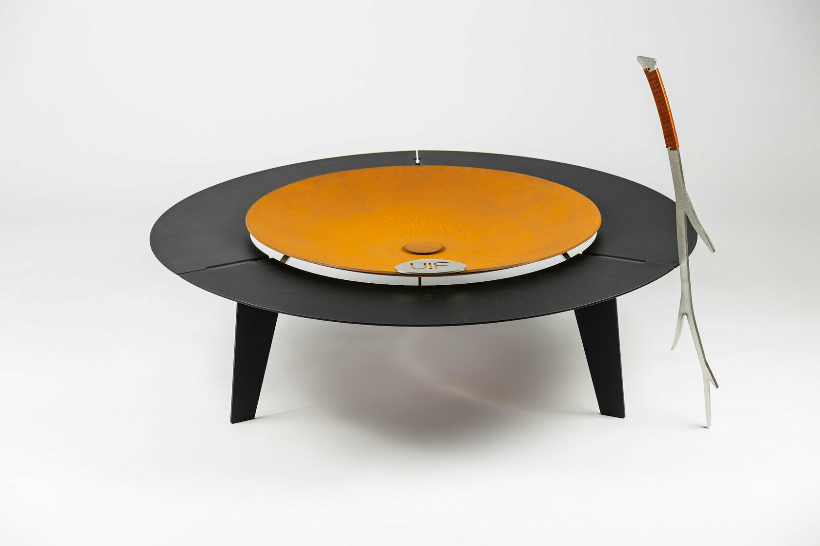 Чаша для костра Up! Flame Steel Cup 850 Uniq black